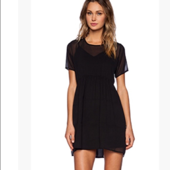 Oh My Love | Dresses | Revolve Oh My Love Sheer Mini Dress Black | Poshmark